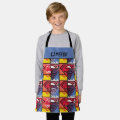 Painted Shield Pattern Apron | Zazzle