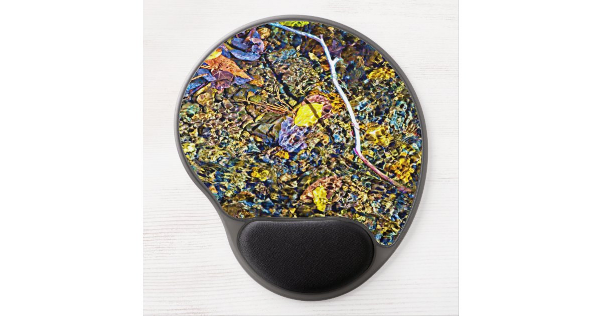 Painted Stream Bed Gel Mouse Pad | Zazzle