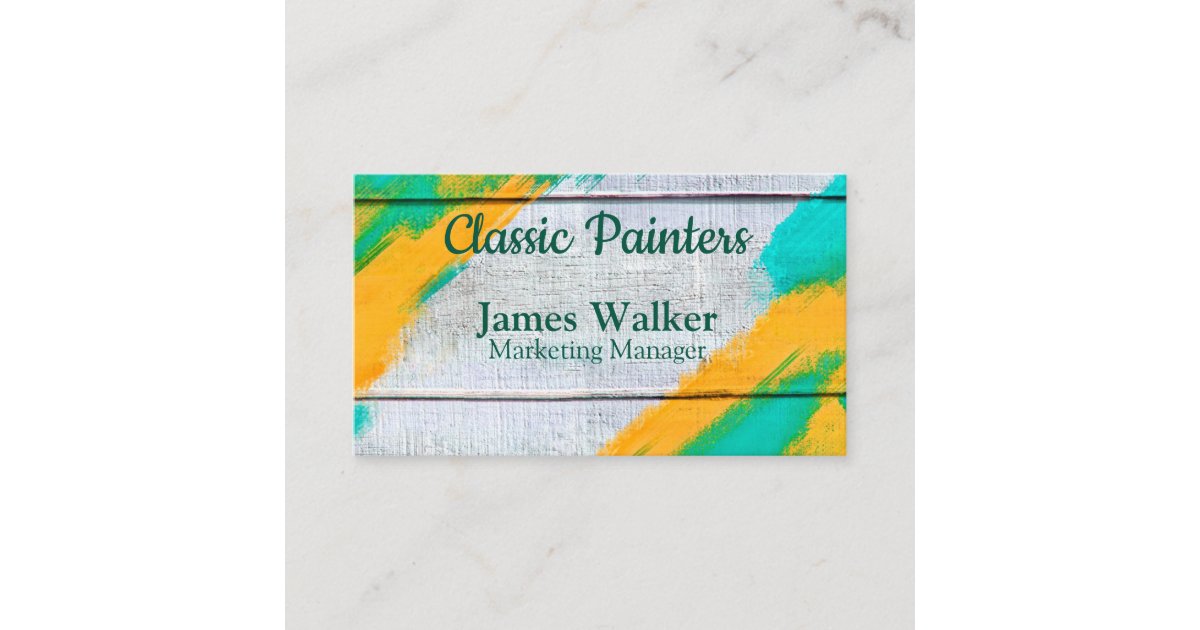 Painter and Artist Business Card | Zazzle