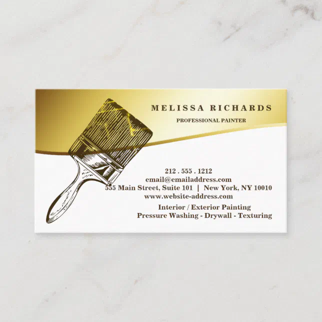 Painter Business Card | Zazzle