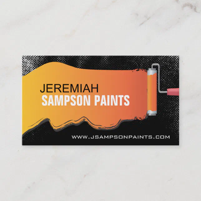 Painter Business Card | Zazzle