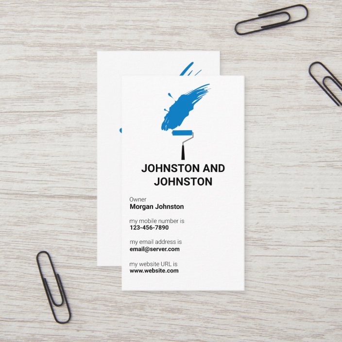 Painter Business Card | Zazzle