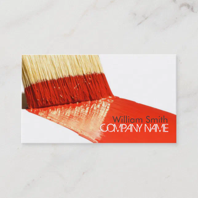 Painter Business Card | Zazzle