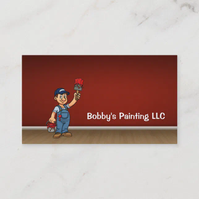 Painter business card | Zazzle