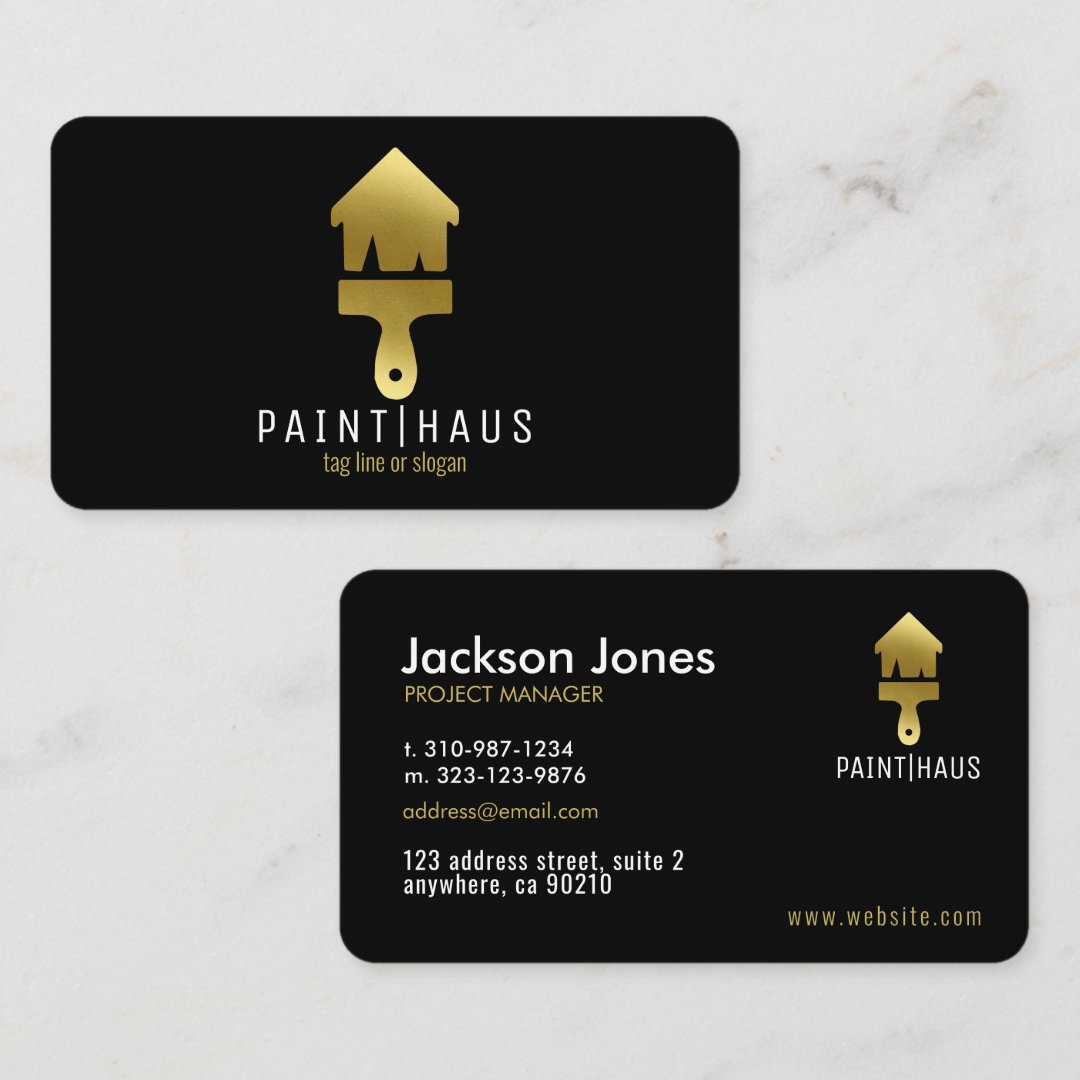 Painter Business Cards | Zazzle
