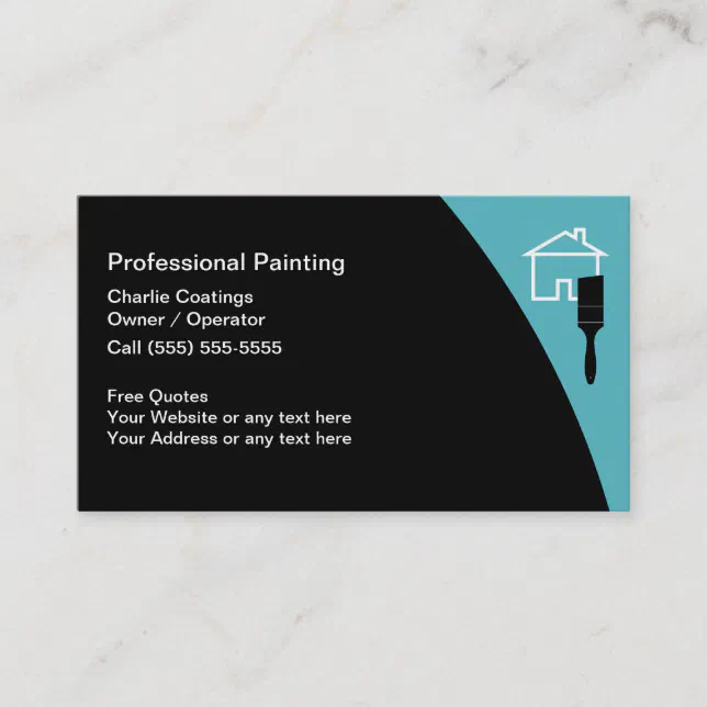 Painter Business Cards | Zazzle