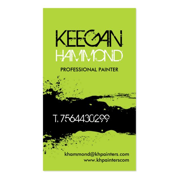 Painter Business Cards