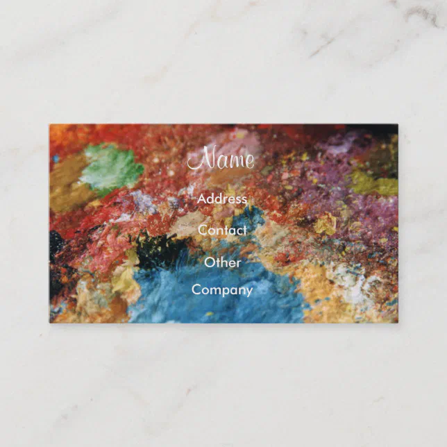 Painter I Business Card - Customizable | Zazzle
