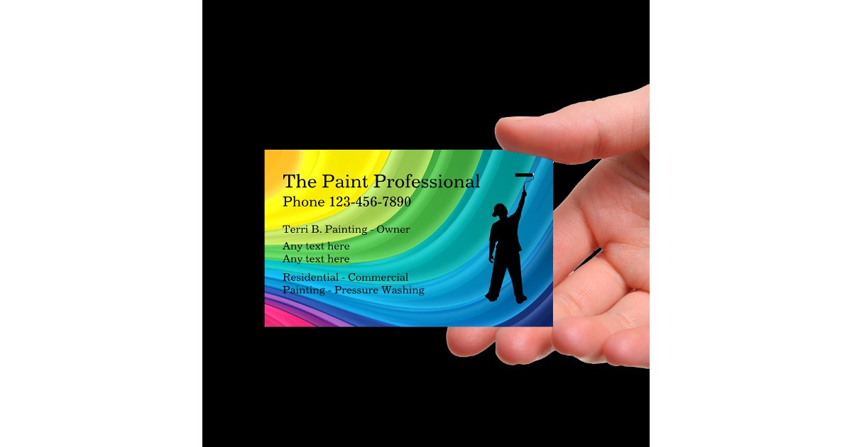 Painter Professional Card Design | Zazzle
