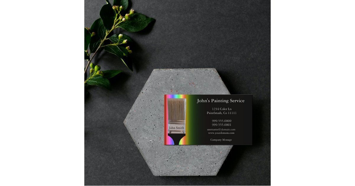 Painters Business Card | Zazzle