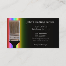Painters Business Card | Zazzle