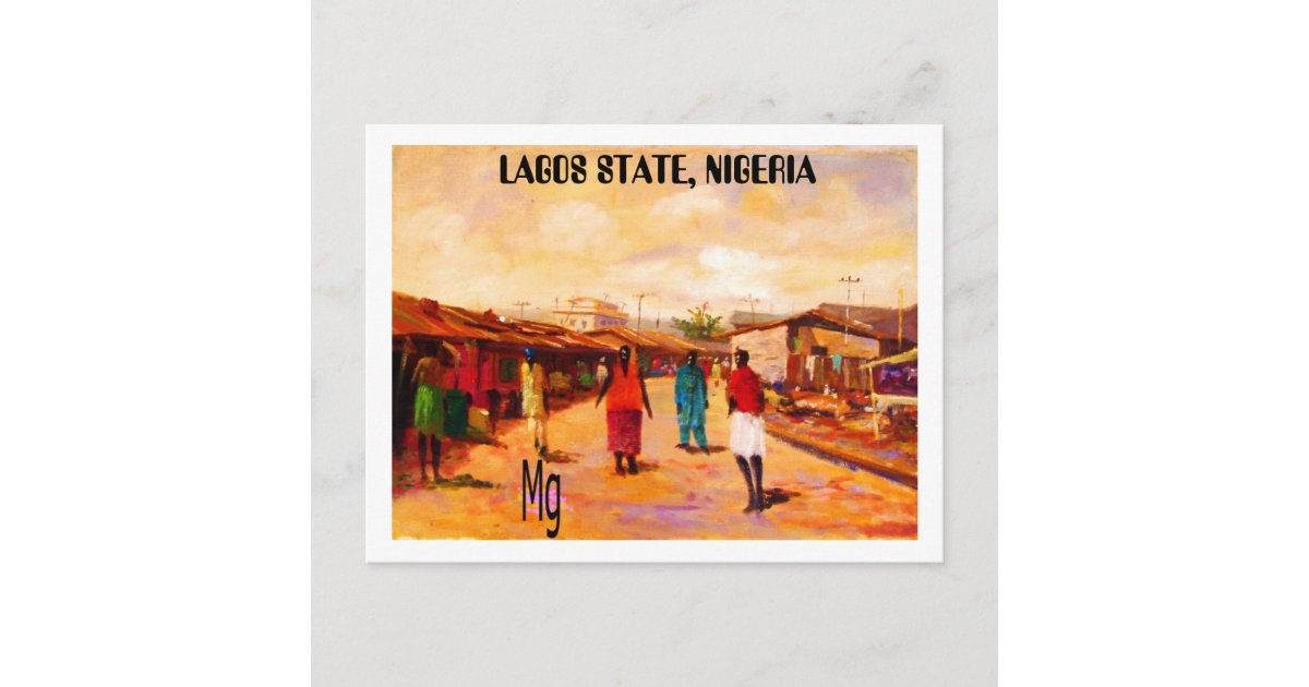 PAINTING 9 copy, LAGOS STATE, NIGERIA Postcard | Zazzle