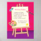 Painting Kids Art Room Class Rules Poster | Zazzle