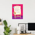 Painting Kids Art Room Class Rules Poster | Zazzle