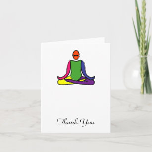 Yoga Thank You Cards | Zazzle