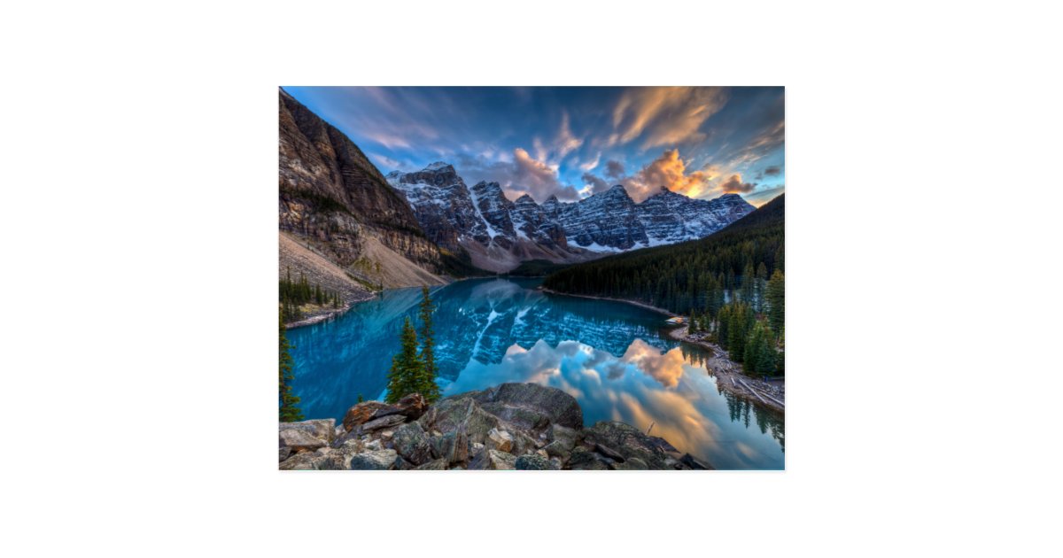 Painting on Moraine Postcard | Zazzle.com