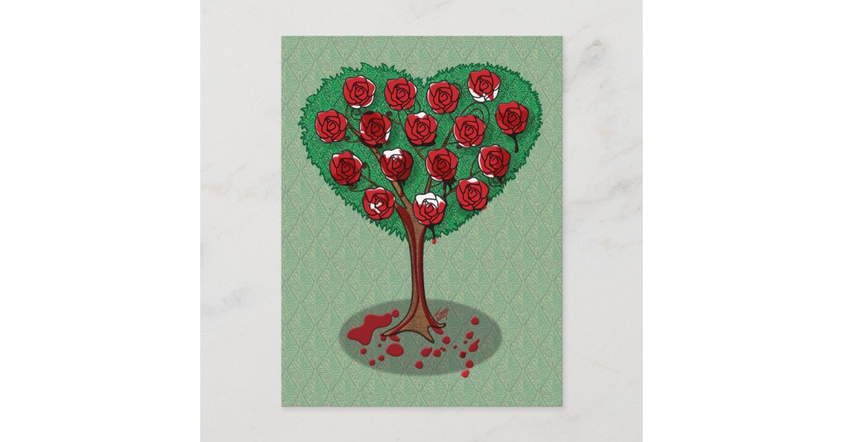 Painting The Roses Red Postcard | Zazzle