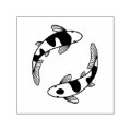 Pair of Japanese Koi Fish Self-inking Stamp | Zazzle
