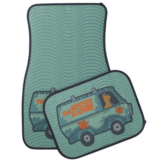 Paisely Scooby-Doo Driving Mystery Machine Car Floor Mat | Zazzle.com