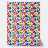 Paisley Peace Signs Flowers Bright and Beautiful Wallpaper | Zazzle