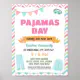 Pajama day flyer poster template | Zazzle