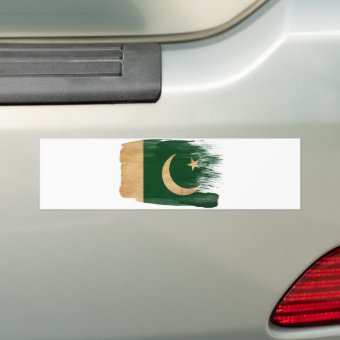 Pakistan Flag Bumper Sticker | Zazzle