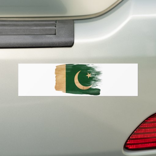 Pakistan Flag Bumper Sticker | Zazzle