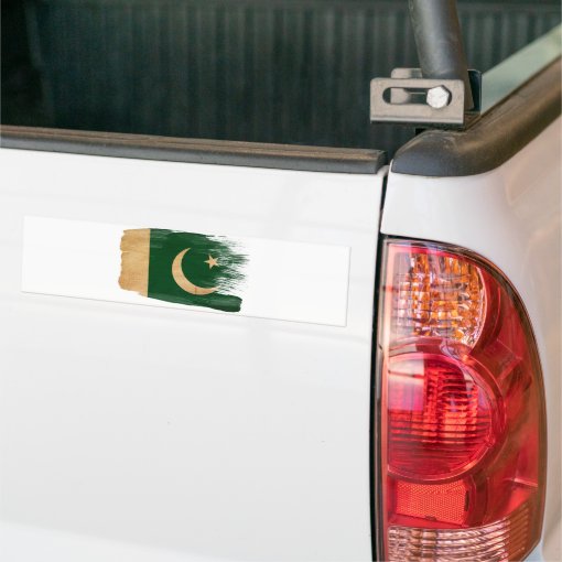Pakistan Flag Bumper Sticker | Zazzle