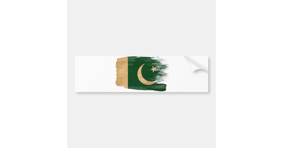 Pakistan Flag Bumper Sticker | Zazzle