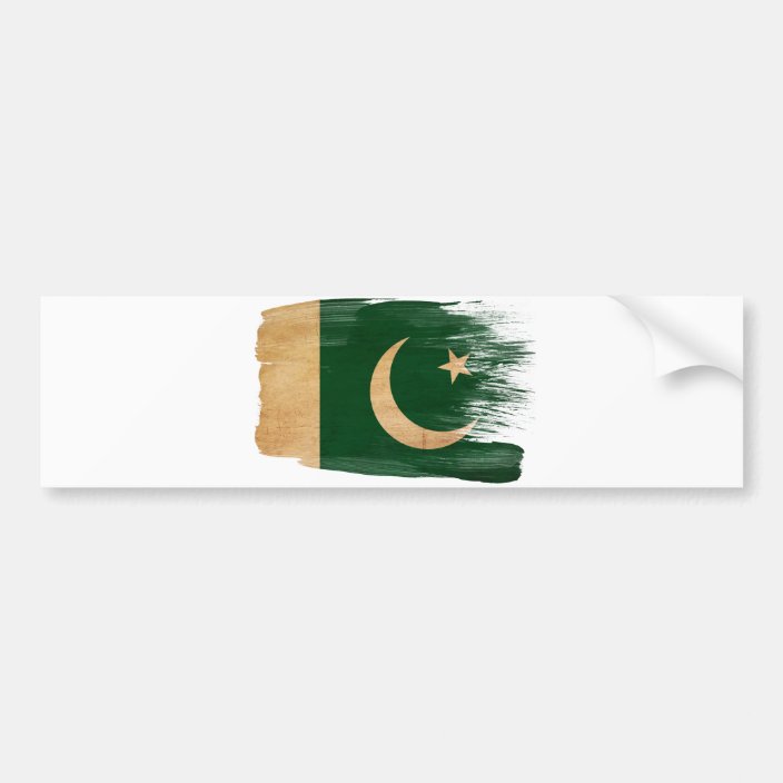 Pakistan Flag Bumper Sticker | Zazzle.com
