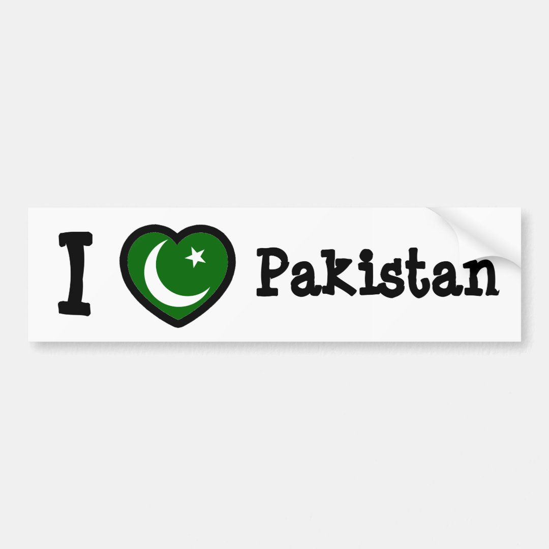 Pakistan Flag Bumper Sticker | Zazzle