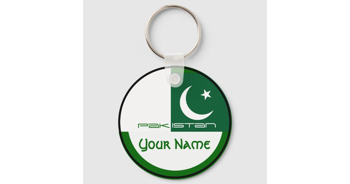 Pakistan- FLAG Keychain | Zazzle