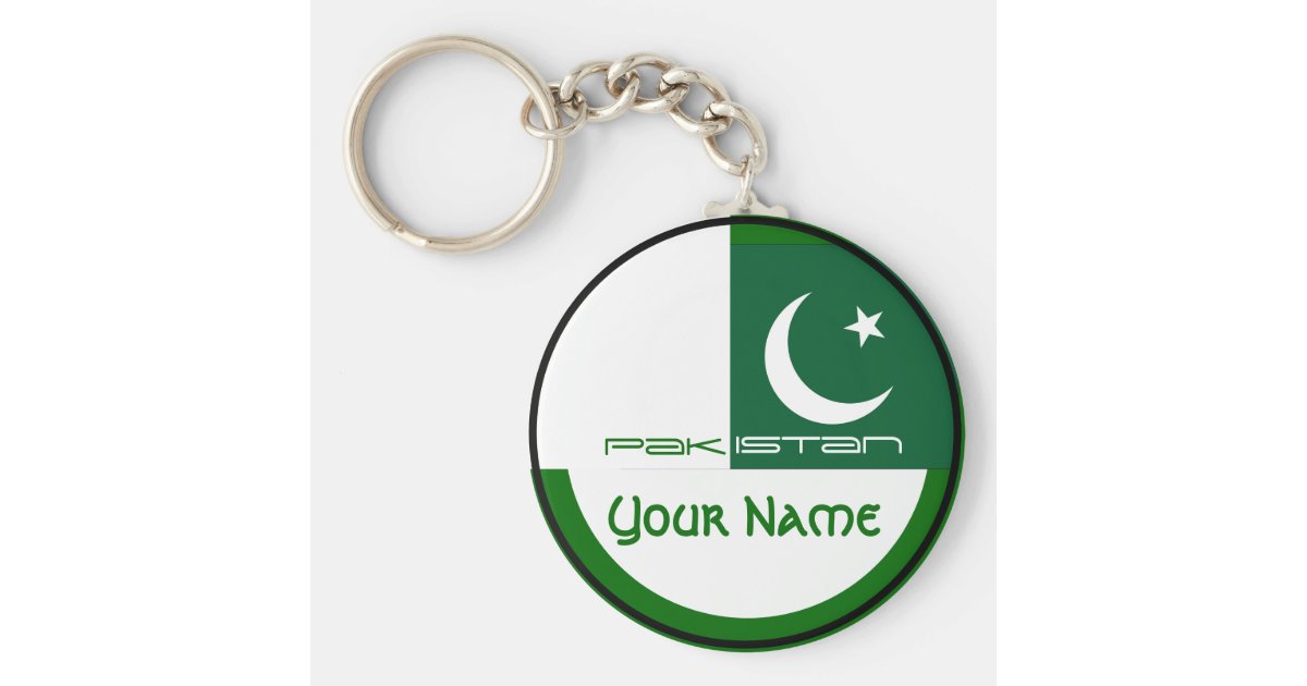 Pakistan- FLAG Keychain | Zazzle.com