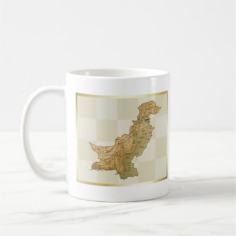 Pakistan Flag + Map Mug | Zazzle