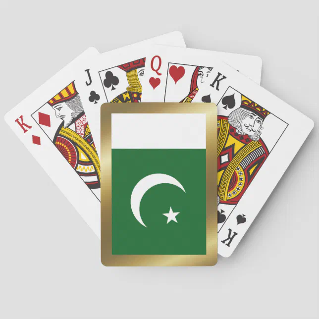 Pakistan Flag Playing Cards | Zazzle