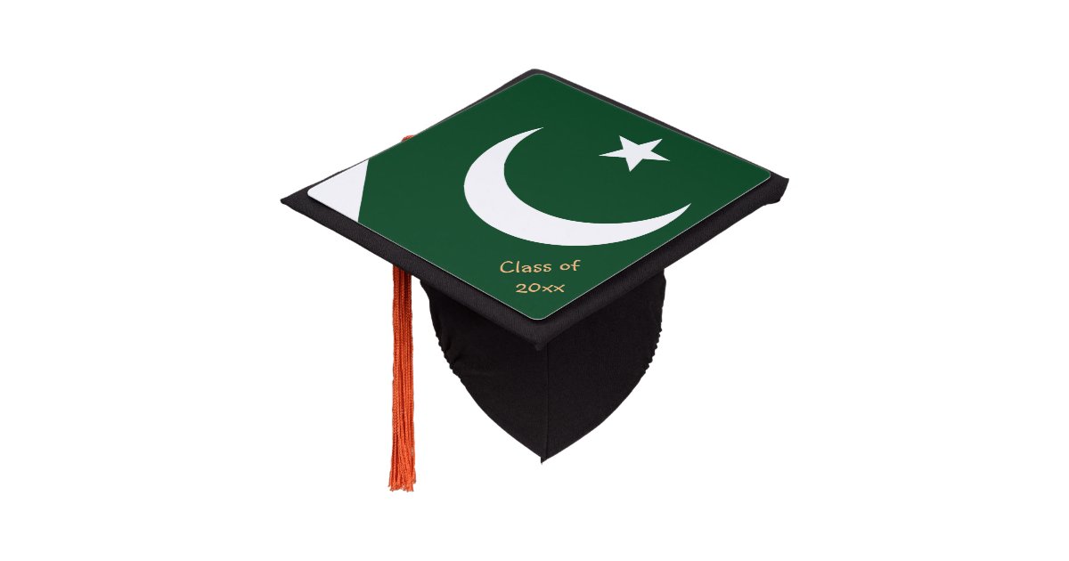 Pakistan & Pakistan Flag - Students / University Graduation Cap Topper ...