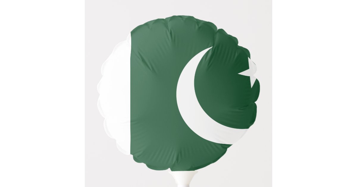 Pakistan (Pakistani) Flag Balloon | Zazzle