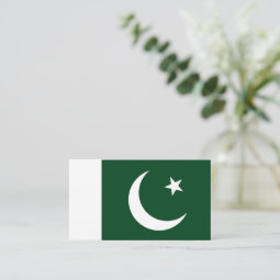 Pakistani Flag, Flag of Pakistan Business Card | Zazzle