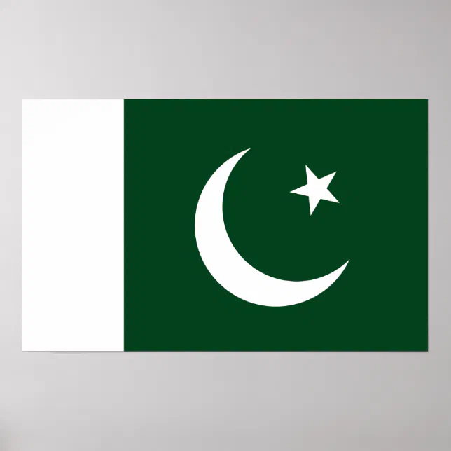 Pakistani Flag Poster | Zazzle