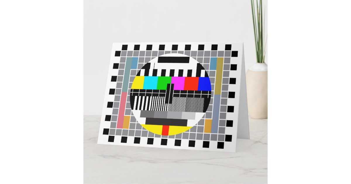 PAL test card | Zazzle
