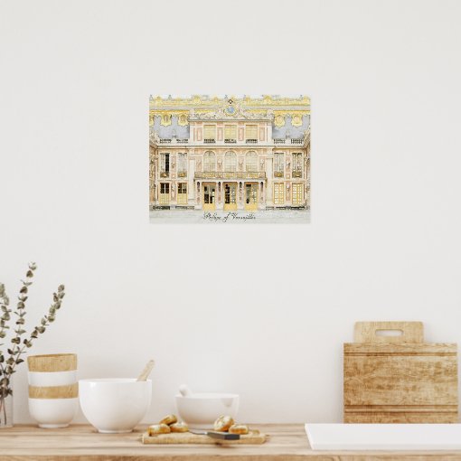 Palace of Versailles Poster | Zazzle