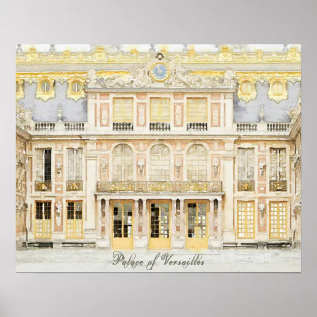 Palace of Versailles Poster | Zazzle