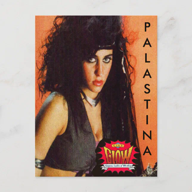 palastina Postcard GLOW wrestling | Zazzle