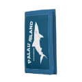 Palau Island - Micronesia Shark Diving Trifold Wallet | Zazzle