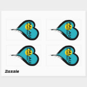 palau rectangular sticker | Zazzle