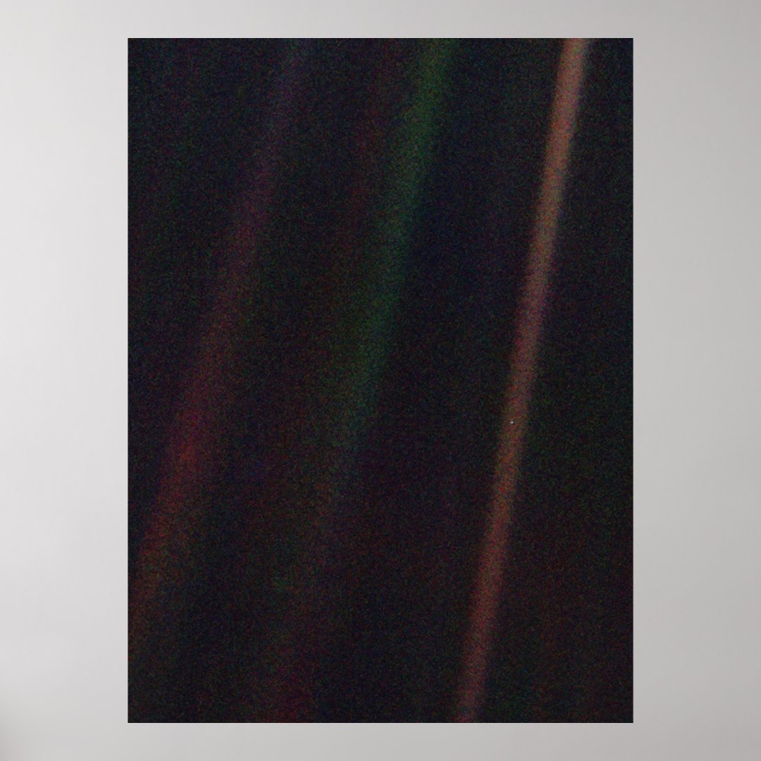 Pale Blue Dot Poster | Zazzle