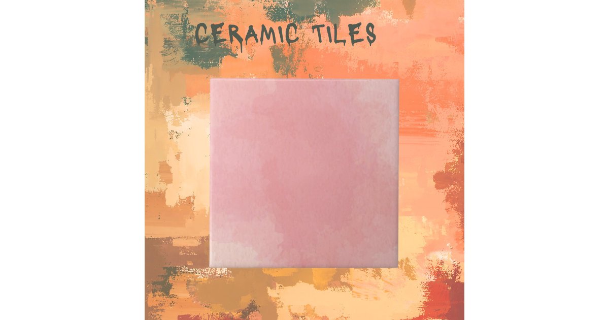 Pale Blush Pink Ceramic Tile | Zazzle