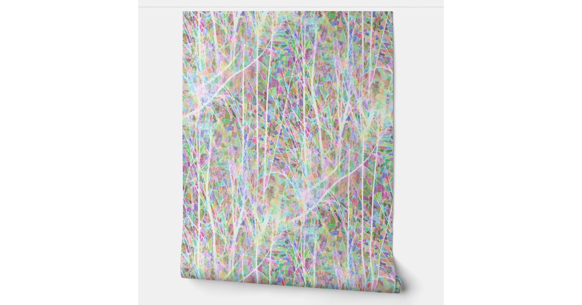 Pale Forest Wallpaper Wallpaper | Zazzle