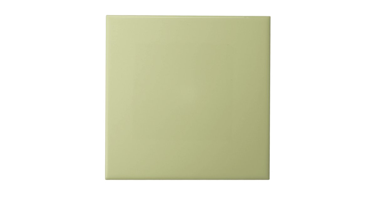 Pale Green Solid Color Ceramic Tile | Zazzle