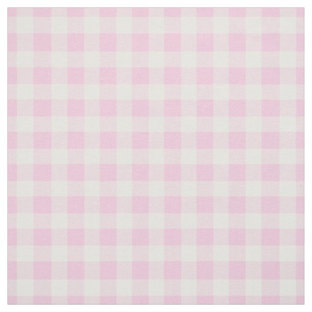 Hearts and Roses Green Check Gingham Fabric | Zazzle